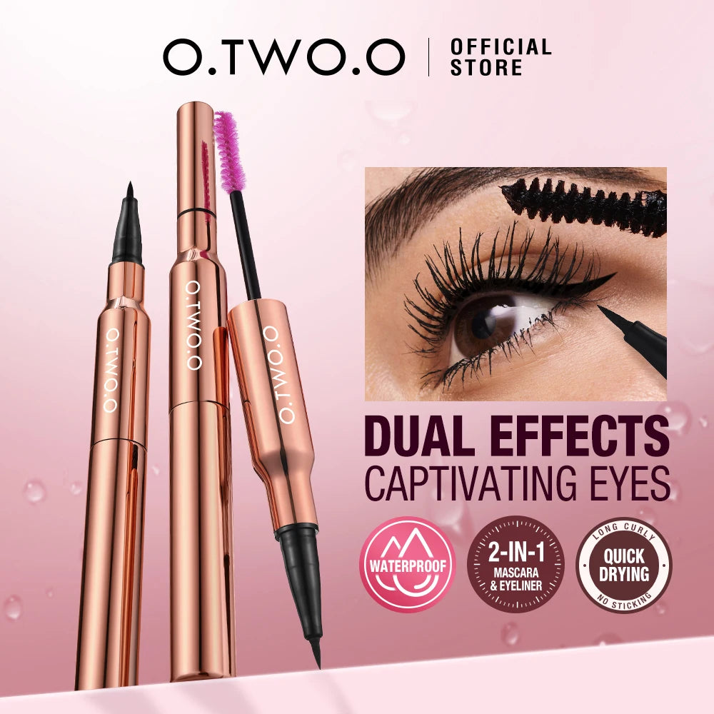O.TWO.O 2 IN 1 CHARMING EYE EYELINER MASCARA – OTWOO.COM.PK