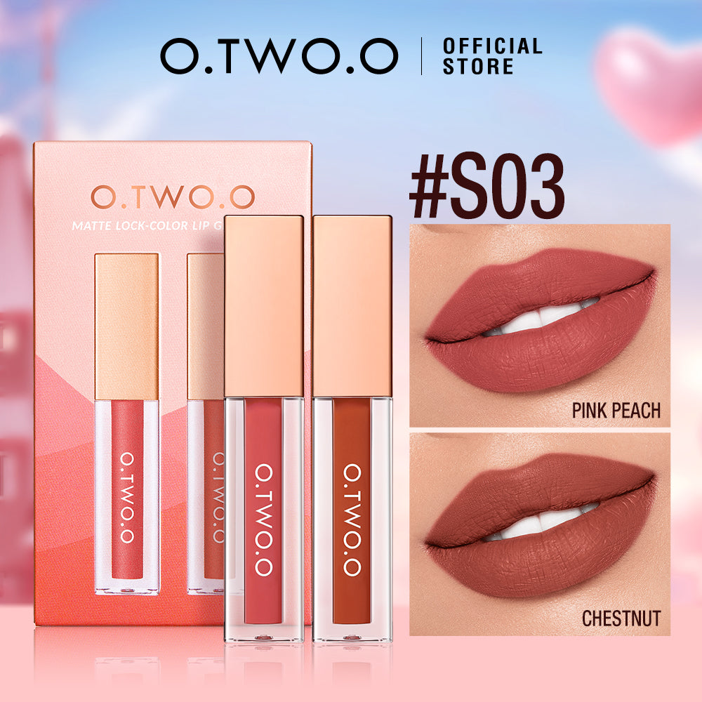 O.TWO.O MATTE LOCK COLOR LIP GLAZE SET – OTWOO.COM.PK